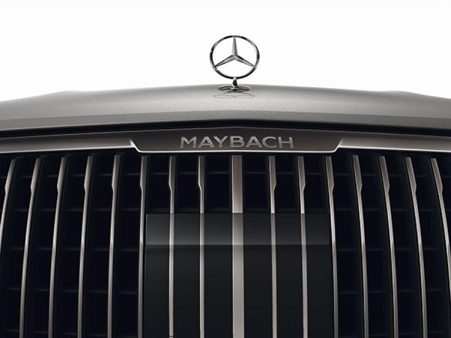 Mercedes-Benz GLS Maybach 2024 - Front Grille Detail | iMBranded
